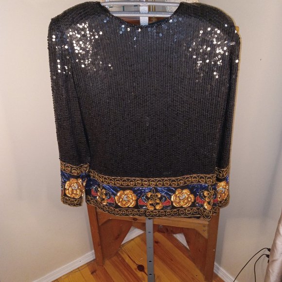 Lauren Alexandra | Tops | 98s Lauren Alexandra Pure Sequenced Silk ...
